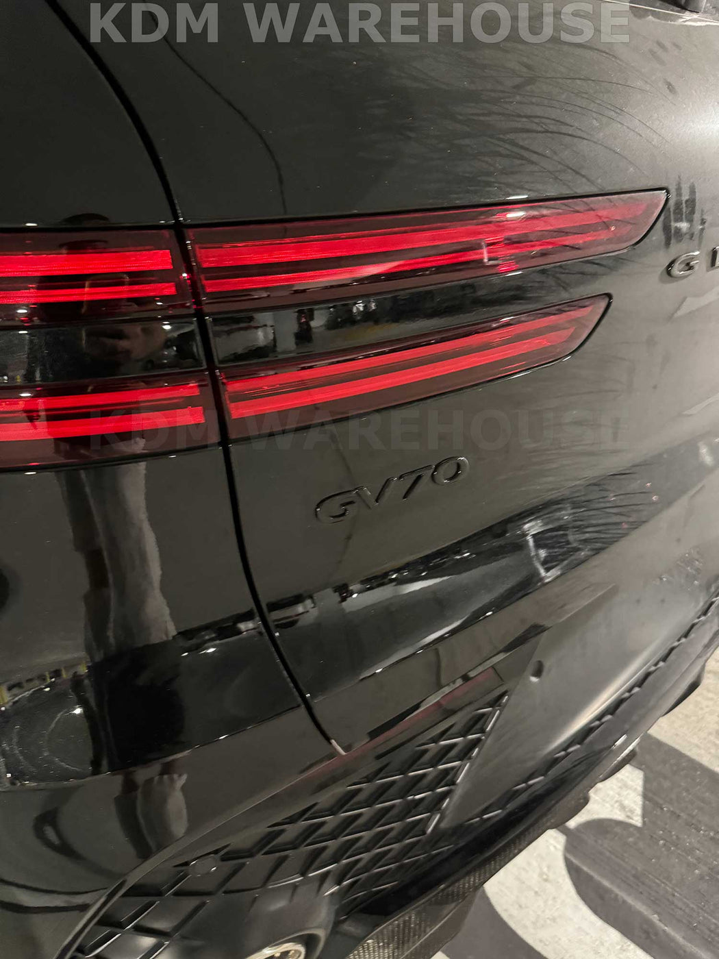 Black Genesis Text Badge Emblems G70, G80, GV70, GV80 — KDM Warehouse