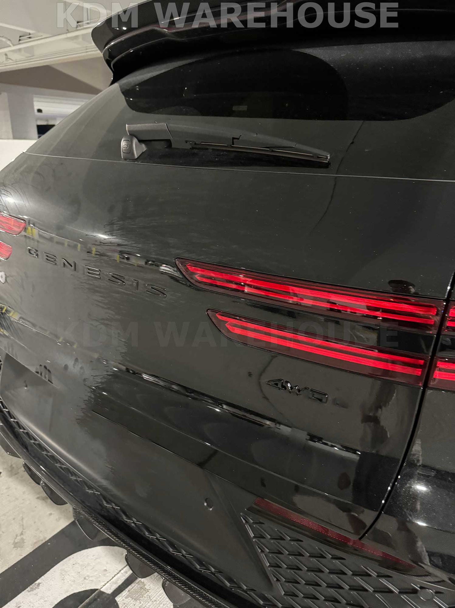 Black Genesis Text Badge Emblems G70, G80, GV70, GV80 — KDM Warehouse