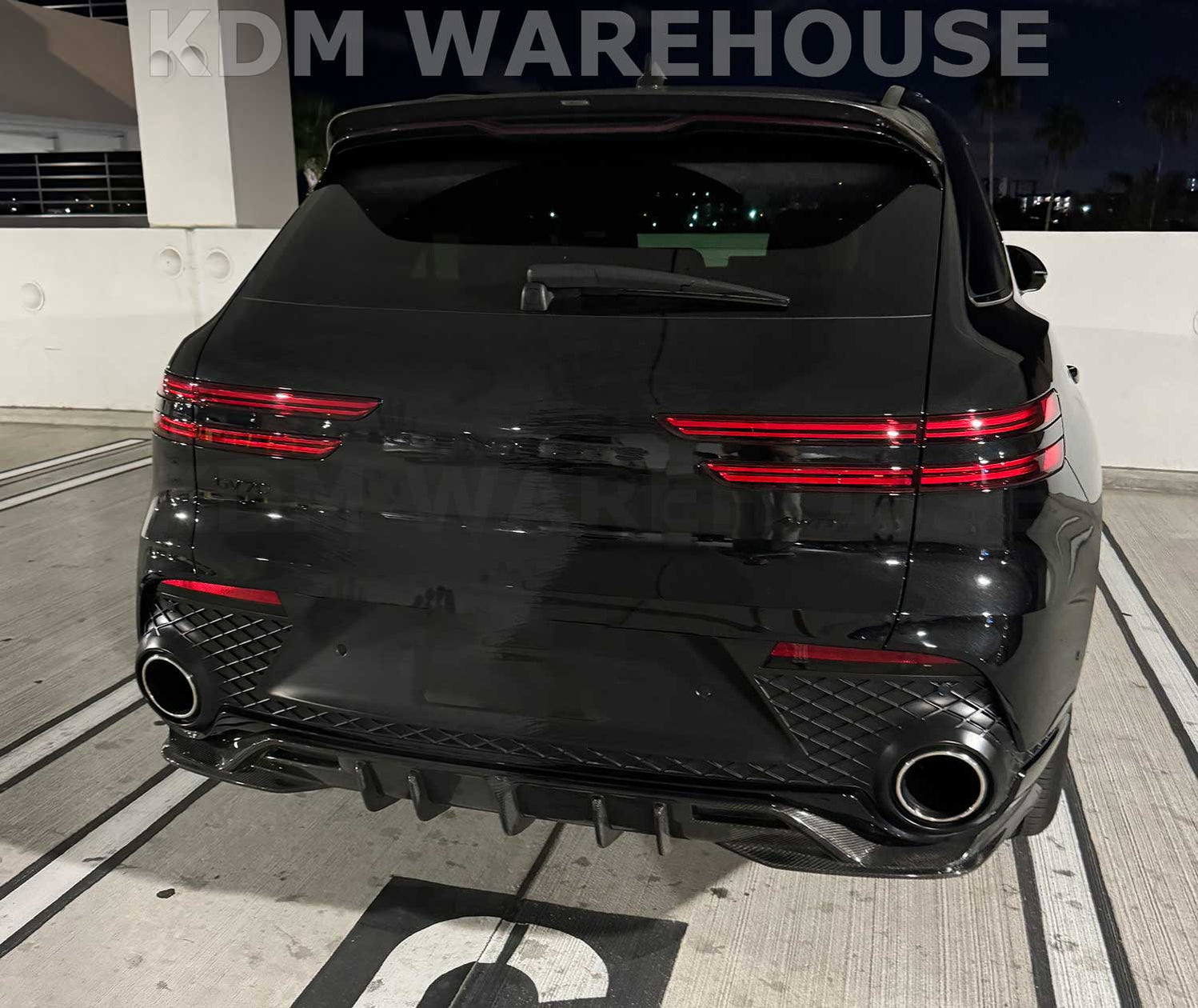 Black Genesis Text Badge Emblems G70, G80, GV70, GV80 — KDM Warehouse