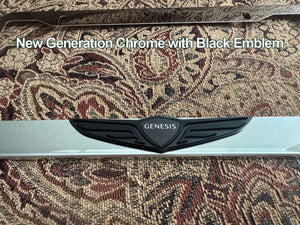 License Plate Frame in Stainless Steel with Wing Emblem for Genesis ...