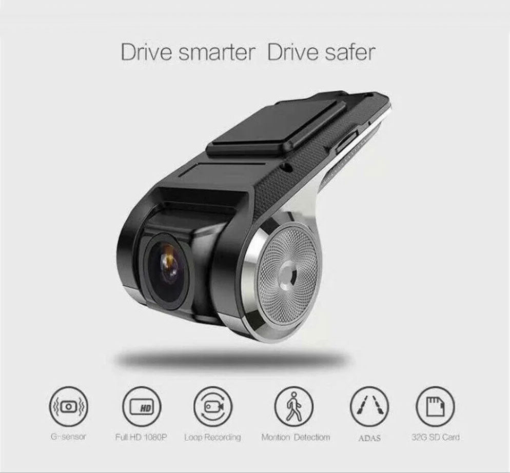 Vivaldi Ultra Small Wi-Fi DashCam Full HD with 32GB Micro SD card — KDM ...