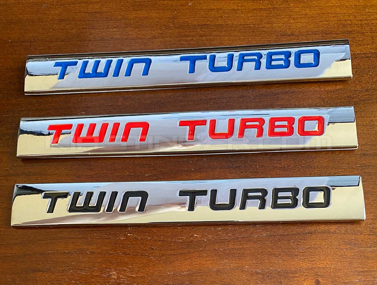 Turbo / Twin Turbo Badges and Emblems — KDM Warehouse
