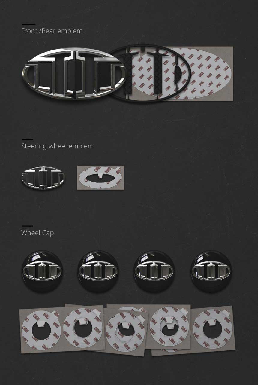 BRENTHON Emblem Set — KDM Warehouse