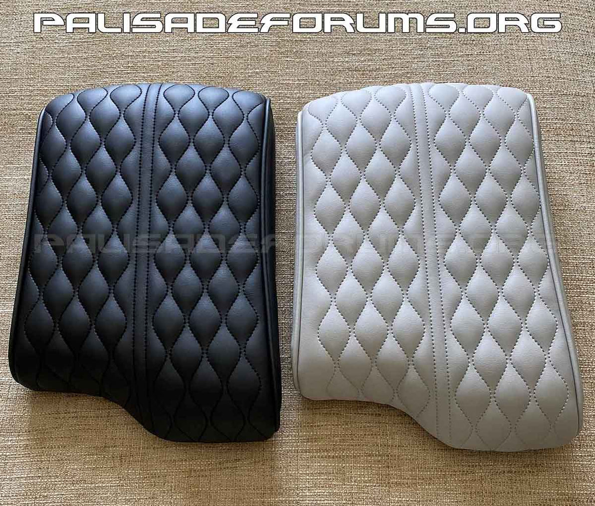 Luxury Quilted Armrest Cover for 2020-2025 Hyundai Palisade — KDM Warehouse